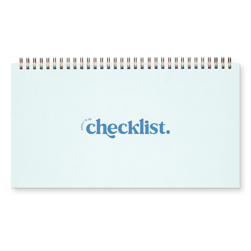 Weekly To Do Checklist Planner - Ruff House Print Shop